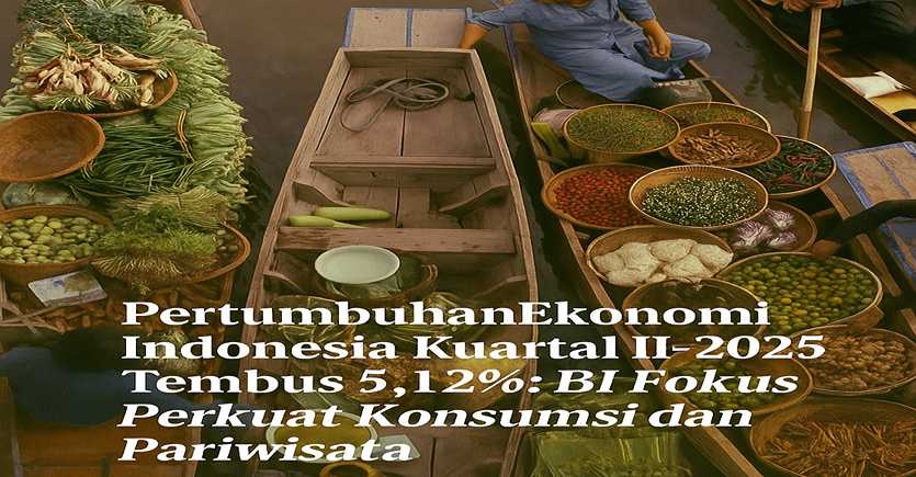 Pertumbuhan Ekonomi Indonesia Kuartal II-2025 Tembus 5 poin 12 persen BI Fokus Perkuat Konsumsi ...